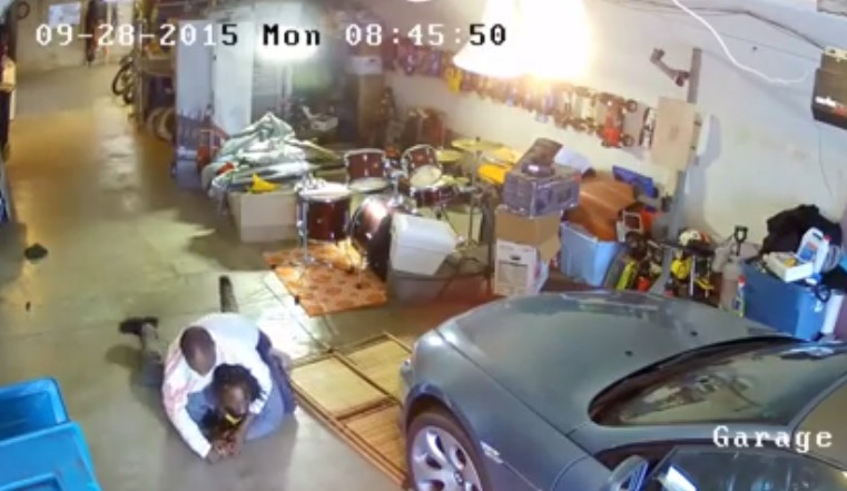 CAUGHT ON CAMERA: Thug Tries To Rob Man In His Garage, Has Gun Wrestled ...