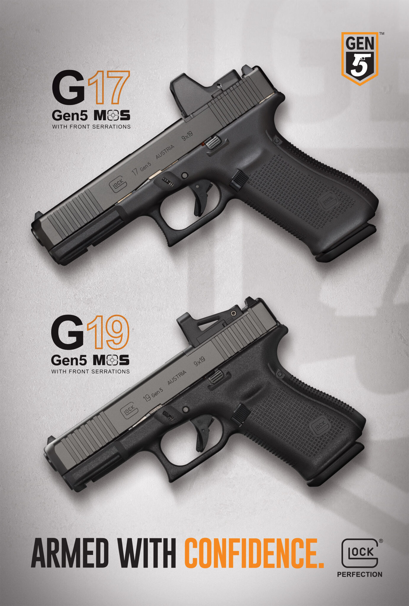 GLOCK Introduces Gen5 MOS Versions of G17 and G19 – Concealed Nation
